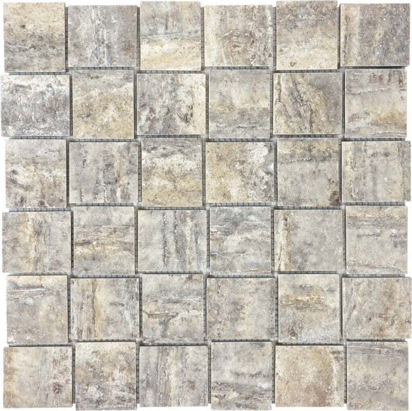 ANATOLIA TILE – SILVER ASH TRAVERTINE 4 x 4 ☑️ Best Online Flooring Store